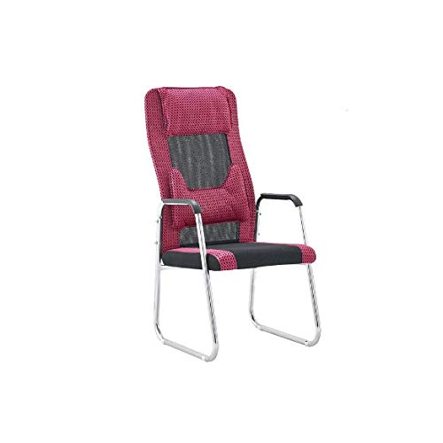 ZLBYB Home Computer Chair Waist Staff Office Chair Breathable Boss Chair Fixed Armrest Arch High Back Student Chair (Color : As2)