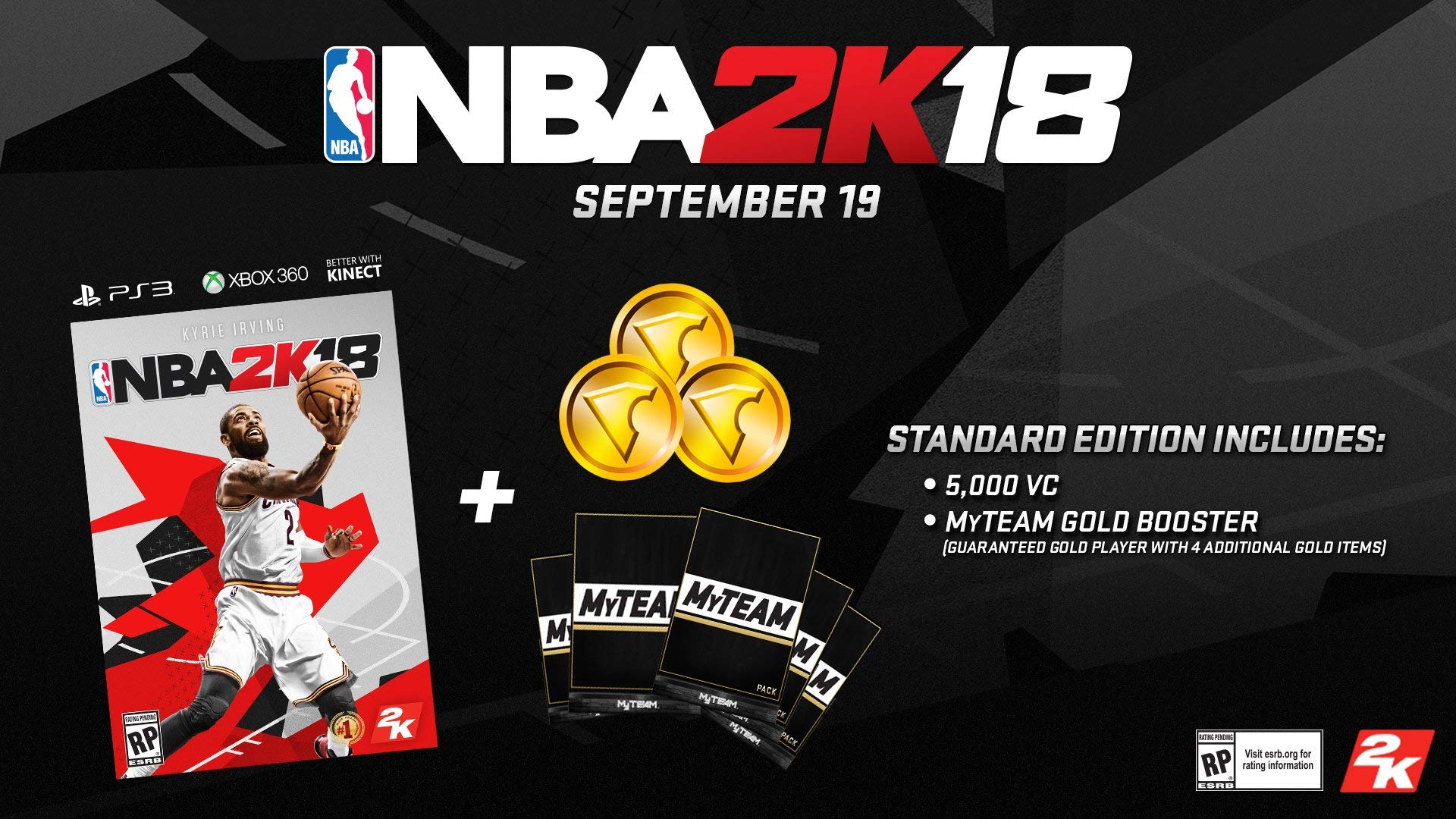 NBA 2K18 Early Tip-Off Edition - Xbox 360 (Renewed)