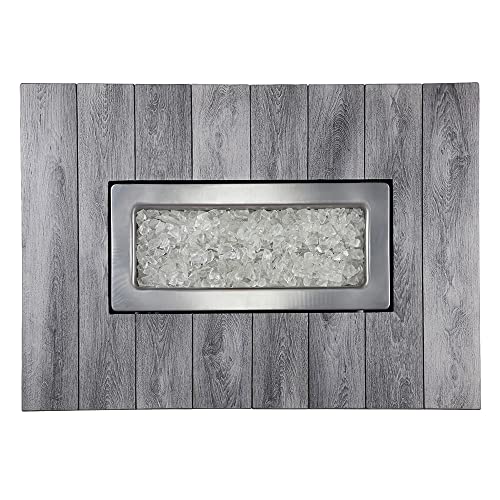 Endless Summer Gas Outdoor Fire Pit Gad17104es Rustic Square Steel