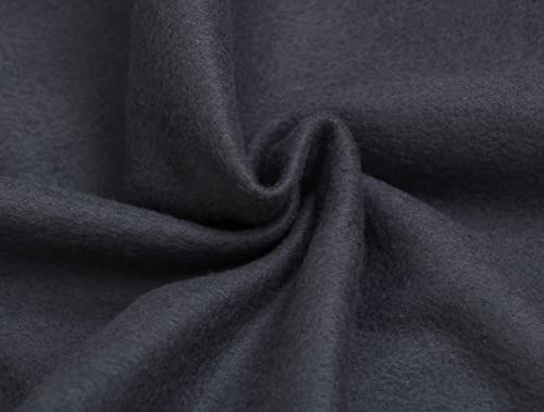 Polar Fleece Blankets for Bed - Twin Size Thermal Lightweight Spread - Soft Brushed Material - All Season Plush Throw Blankets/Pet Blankets - 56ββ x 92ββ - Dark Grey