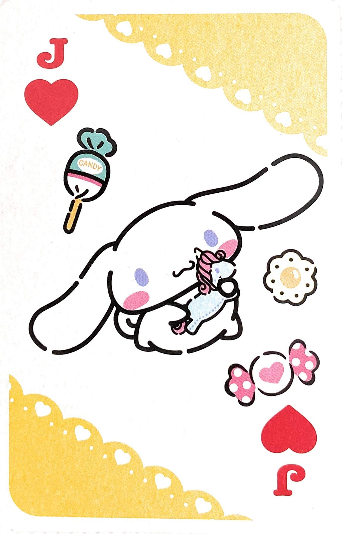 Sanrio Characters Playing Card Hello Kitty, Little Twin Stars, My Melody, Cinnamoroll, Pompompurin, Pochacco 3.5in x 2.4in x 0.7in with Paper case