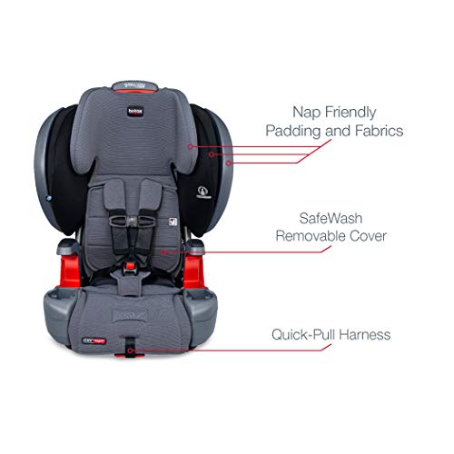 Britax Grow with You ClickTight Plus Harness-2-Booster Car Seat, Otto Safewash Fabric