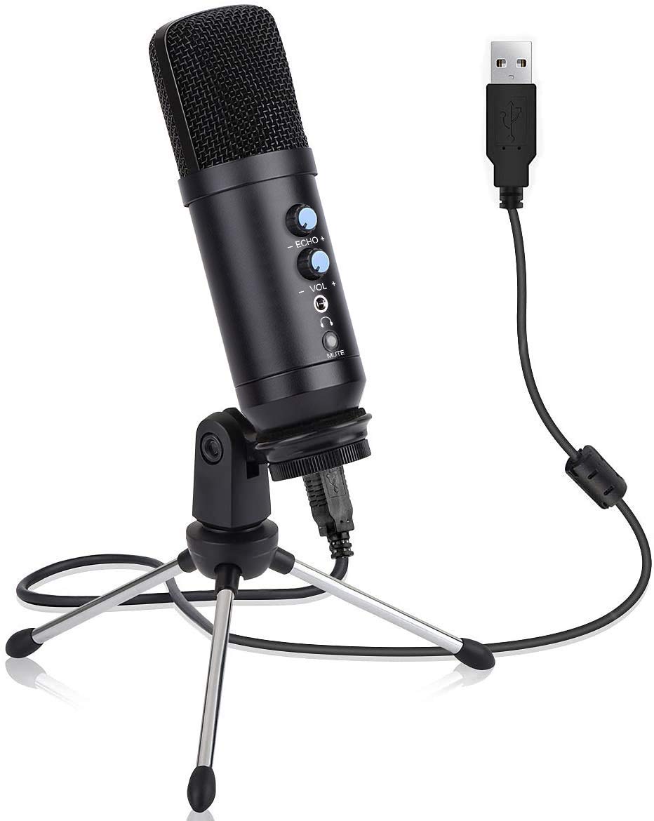 CASTRIES USB Microphone for Gaming, Streaming - Professional Plug&Play Studio Microphone for Voice Overs, YouTube Videos