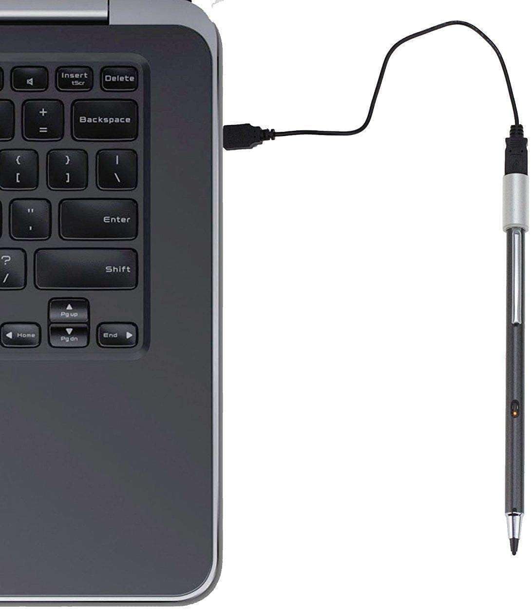 Broonel Grey Fine Point Digital Active Stylus Pen Compatible with The ASUS Chromebook C204 11.6" / ASUS Chromebook Flip C214 11.6"