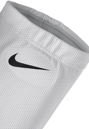 Nike Unisex's NK Guard Lock Elite SLV Soccer Sleeves, White/Black/Black, L