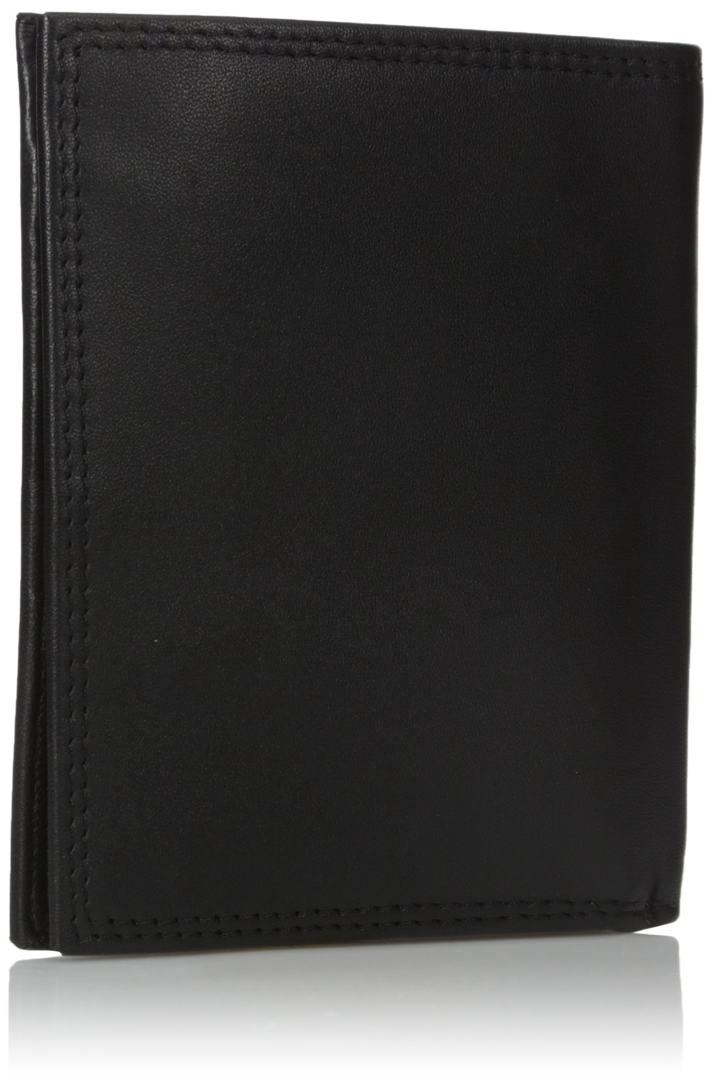 Buxton Men's Emblem wallets Credit Card Folio, Black, One Size