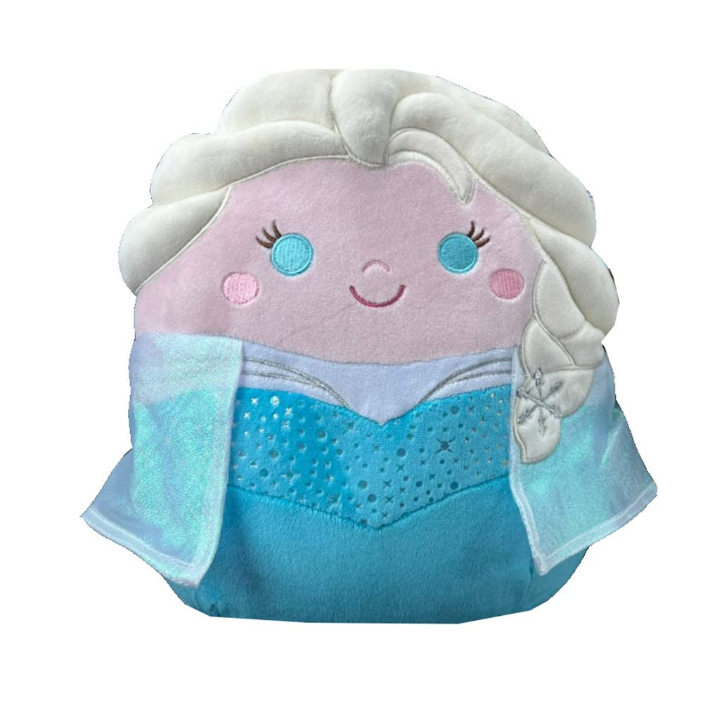 Squishmallows Official Kellytoy Disney Characters Squishy Soft Stuffed Plush Toy Animal (5 Inches, Elsa)