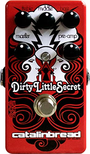 Catalinbread Dirty Little Secret Red Overdrive Pedal, (151389)