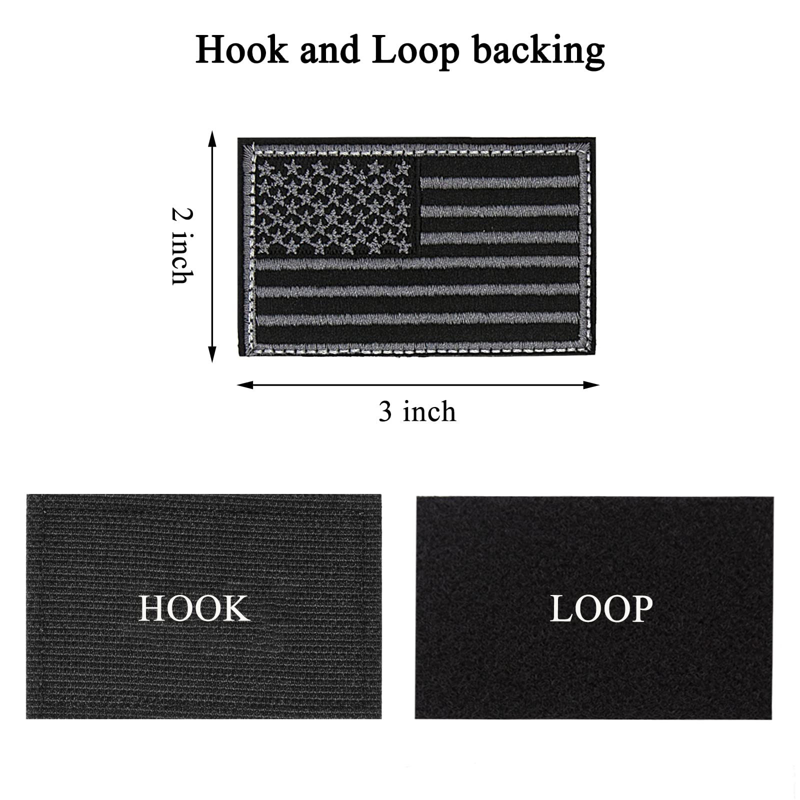 Gleihow 12 Pieces Random Funny Tactical Morale Patch Full Embroidery Military Loop and Hook Patches for Caps Backpacks Vest Harness Military Uniforms