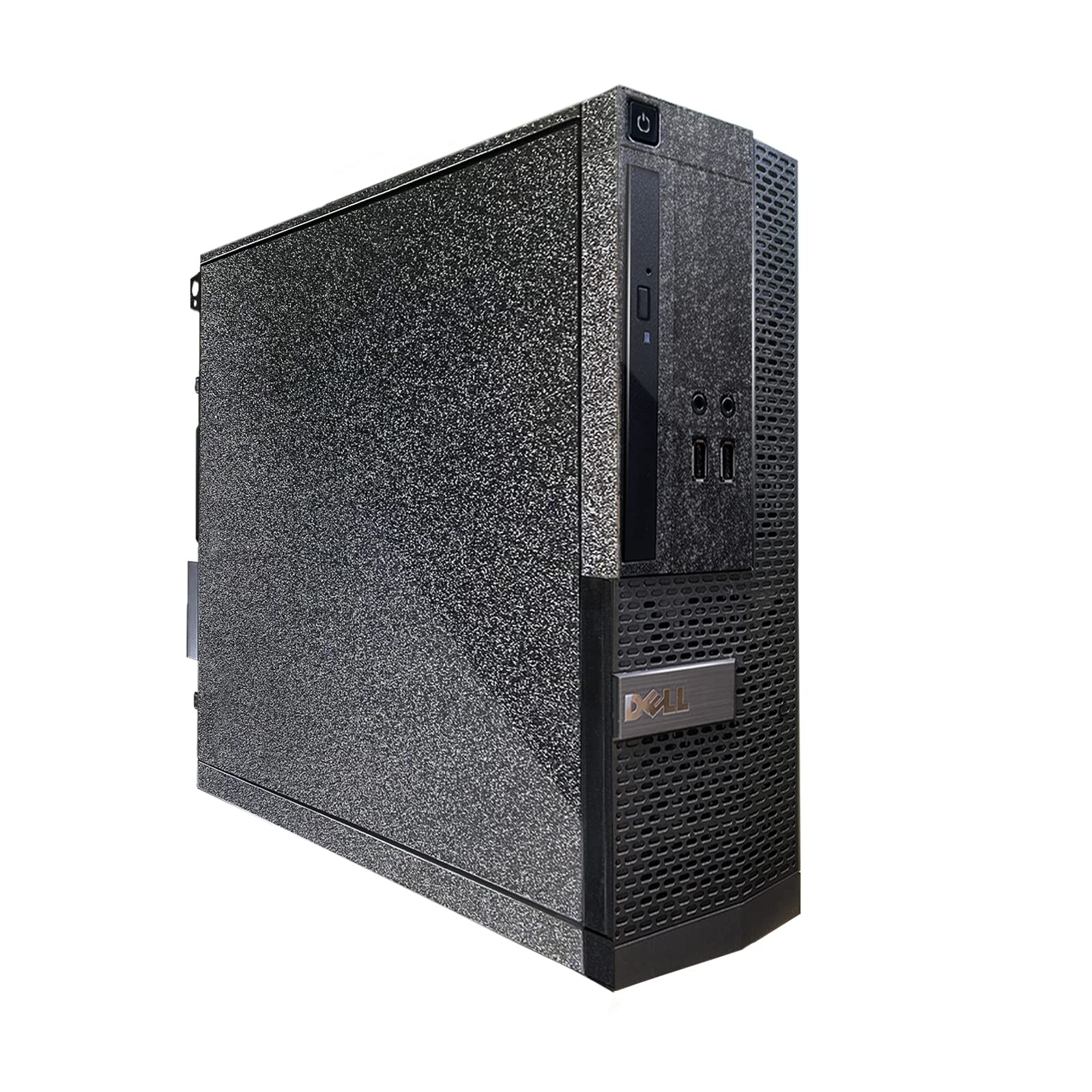 Dell PC Treasure Box Desktop Computer Intel Quad Core I5 up to 3.6GHz, 8GB DDR3 RAM, 256GB SSD, WiFi & Bluetooth, Keyboard & Mouse, DVD, Windows 10 Pro (Renewed)(Diamond Black)