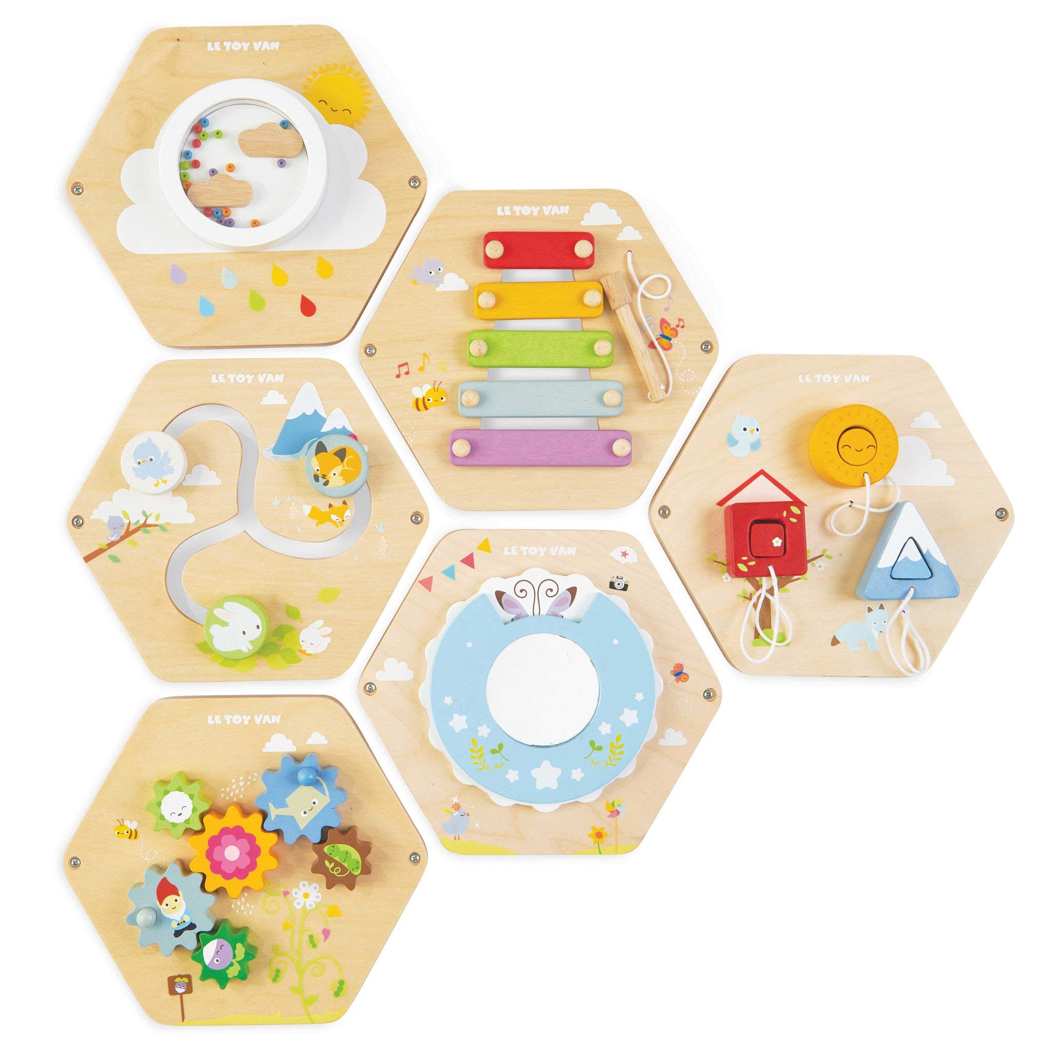 Le Toy Van Xylophone Activity Tile Premium Wooden Toys for Kids Ages 18 Months & Up