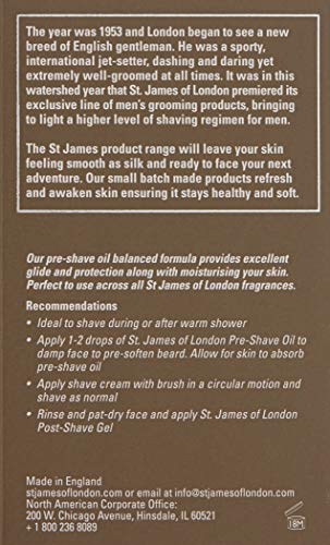 St James of London Pre-shave Oil