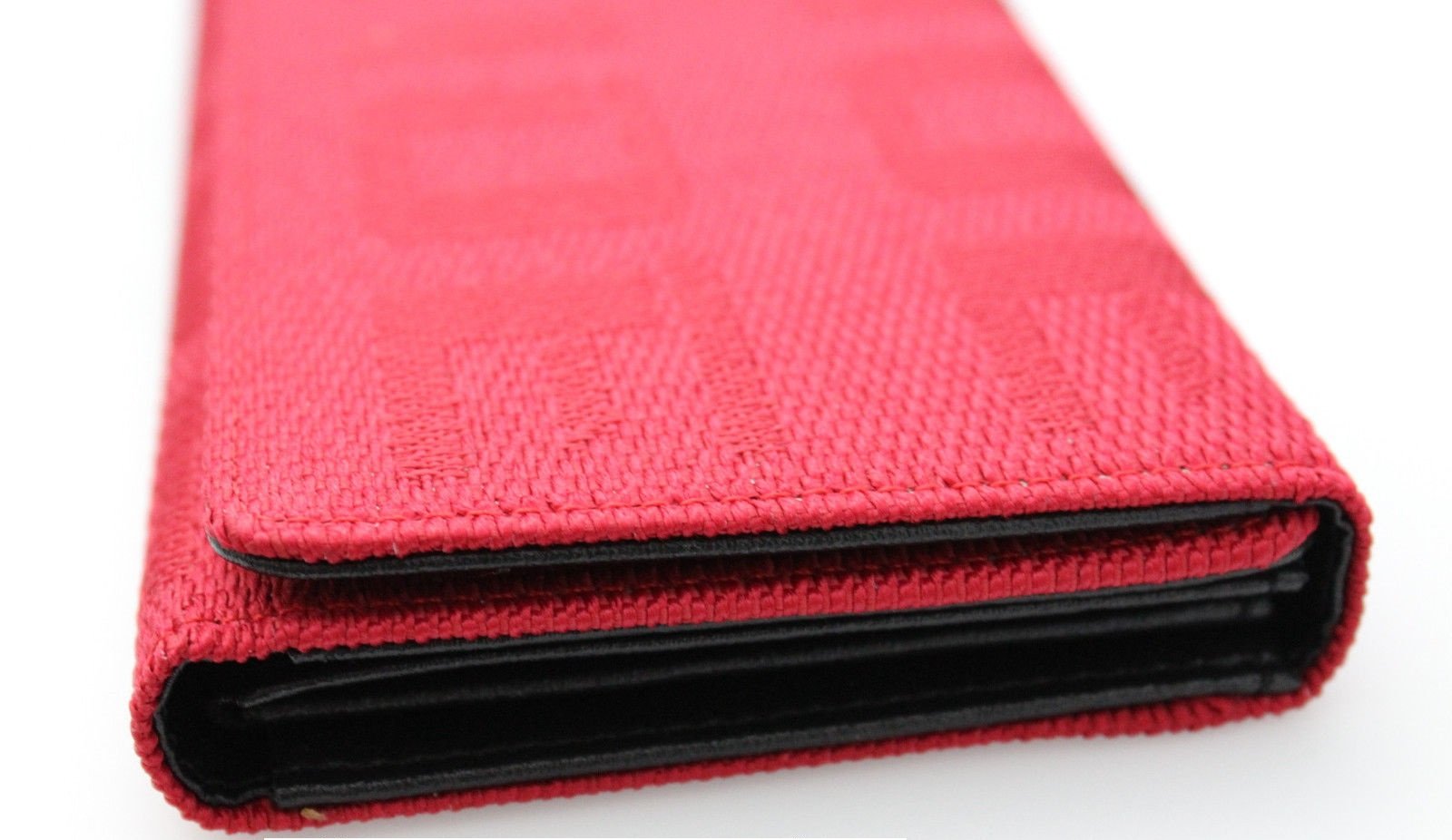 JDM WOMENS BRIDE RACING FABRIC TRIFOLD RED WALLET LEATHER GRADATION FEMALE+Key