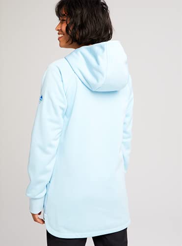 Burton Women's Standard Minxy Full-Zip Fleece, Crystal Blue Heather, Small