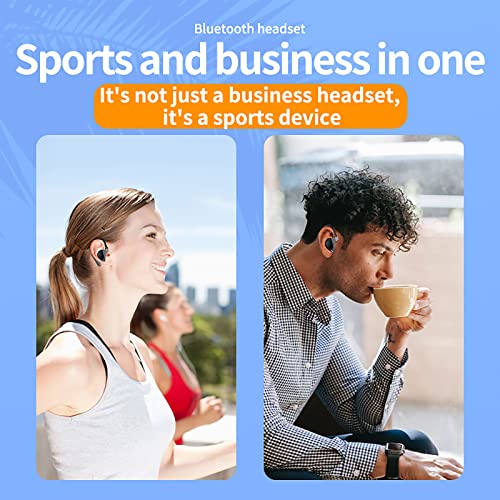 Ipx5 Waterproof Single Touch-Control Wireless Bluetooth 5.2 TWS-Headphones, Wireless Car Driving Headset , Phone Calls and Control Music Play by One Button, Compatable with iOS Android Phones