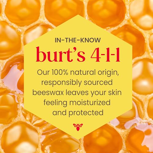 Burts Bees 100% Natural Tinted Lip Balm, Red Dahlia with Shea Butter & Botanical Waxes 1 Tube