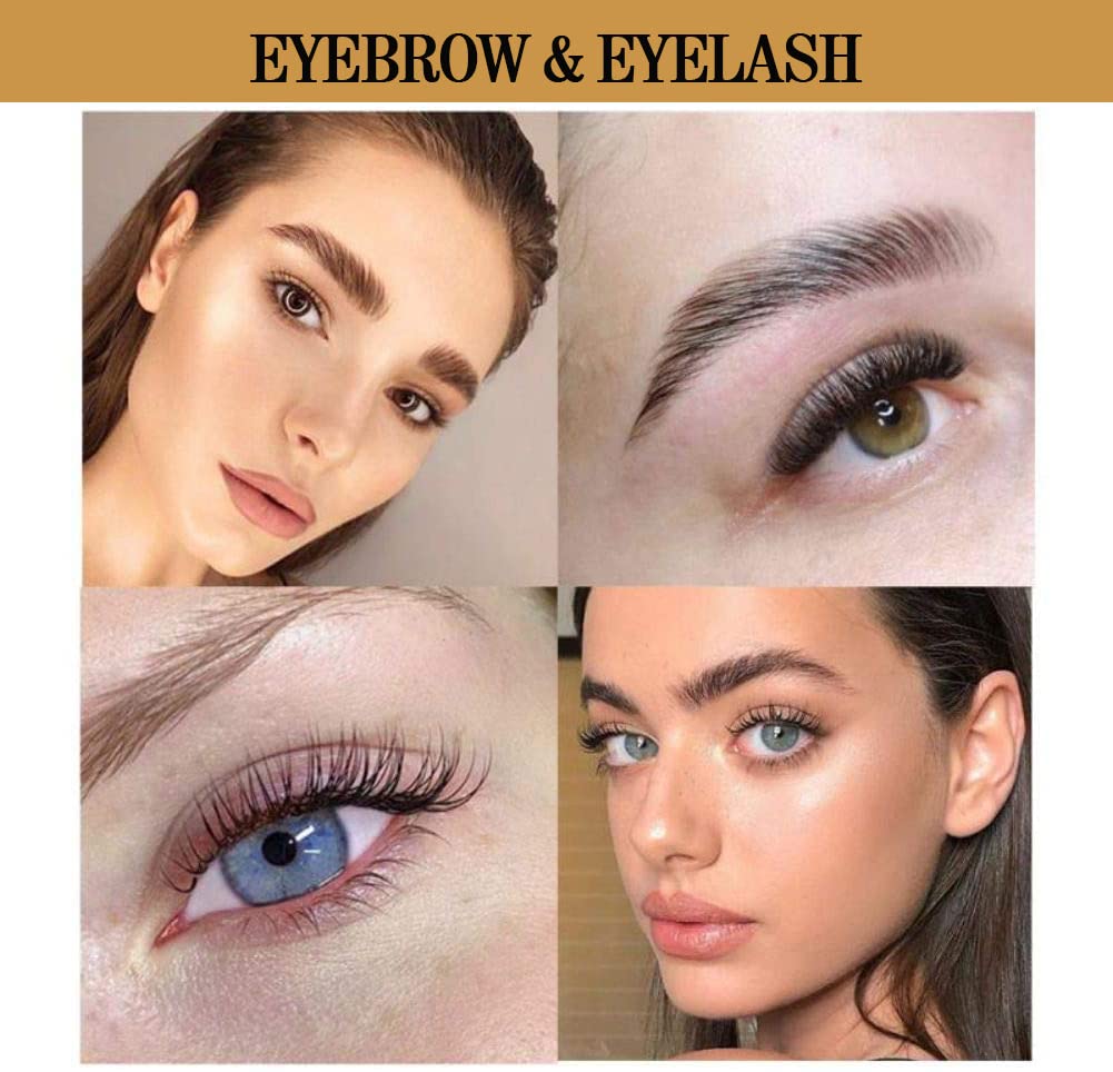 Brow Lamination Kit,Lash Lift and Eyebrow Lamination Kit,Professional Brow & Lash Perm Kit,Fuller & Thicker Brows Long-lasting for 6-8 Weeks,Instant Lifting and Curling,Suitable for Salon & Home Use