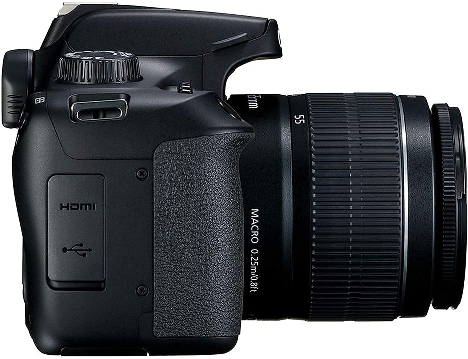 Canon Intl. Canon EOS 4000D DSLR Camera with Canon EF-S 18-55mm F/3.5-5.6 III Lens, ActionPro Bundle Includes 64 GB Memory Card, Bag Filters and More (Small Kit)