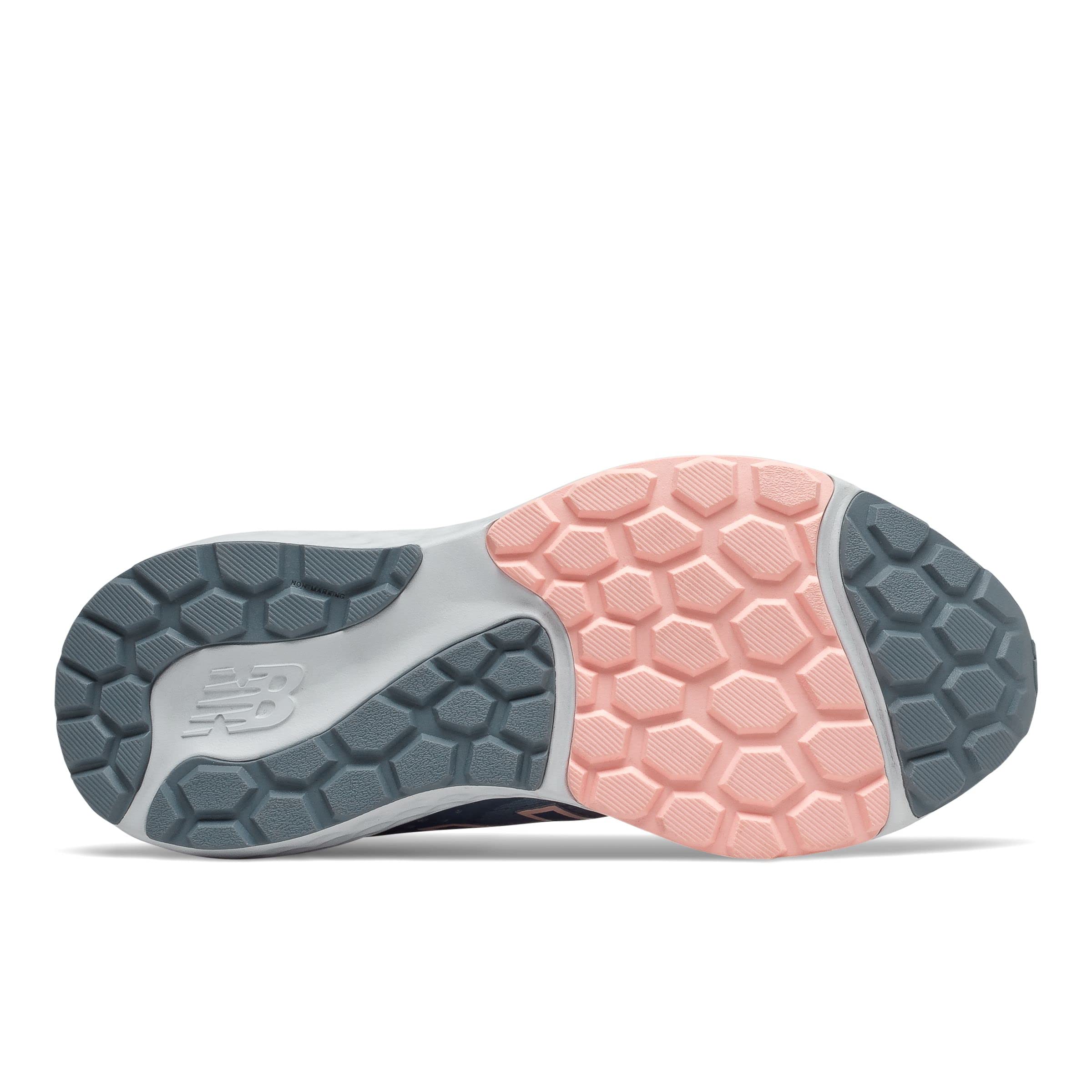New Balance Women's 520 V7 Running Shoe, Grey/Silver/Teal, 8.5
