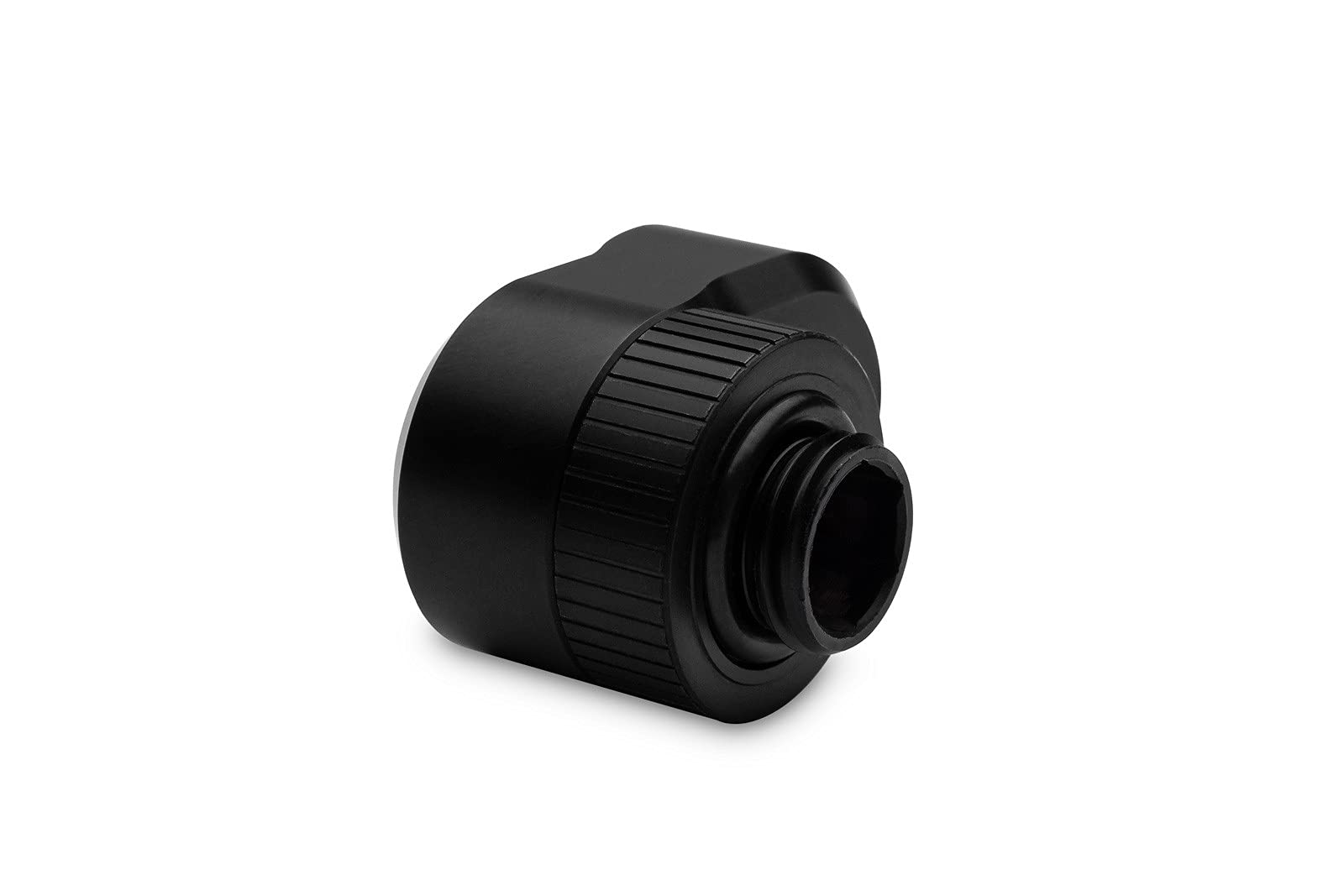 EKWB EK-Quantum Torque Rotary Offset Adapter Fitting, 14mm, Black, 2-pack