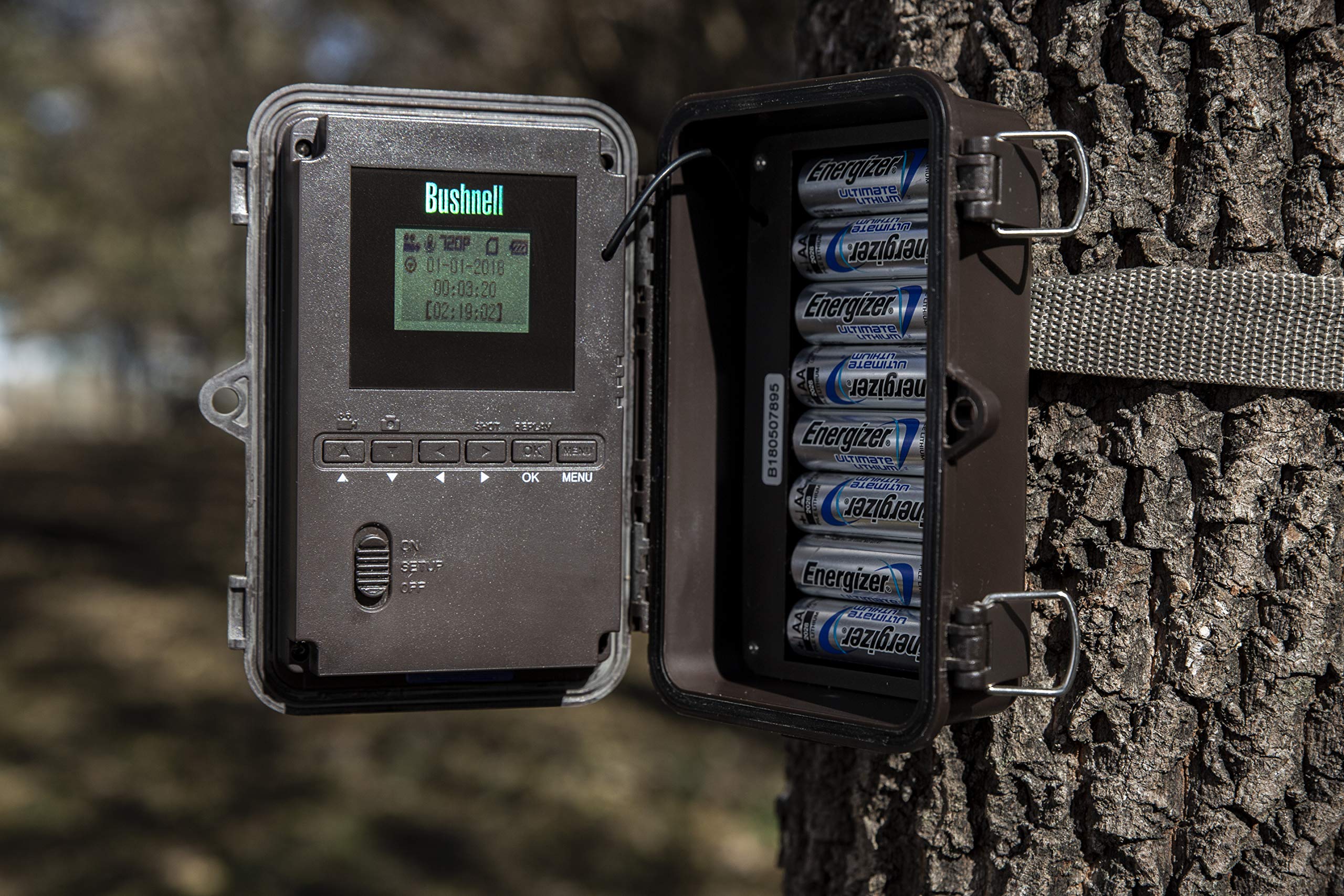Bushnell Trophy Trail Camera 20MP - High-Resolution Images, Fast Trigger Speed, and Night Vision for Optimal Outdoor Photography