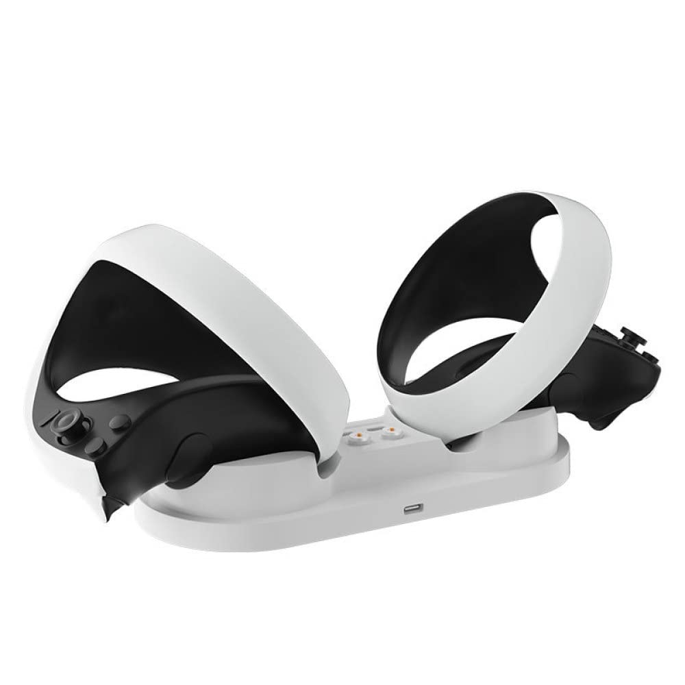 Charging Dock Station for PS VR2 Handle Controller with LED Light Gamepad Dual Dock Charger
