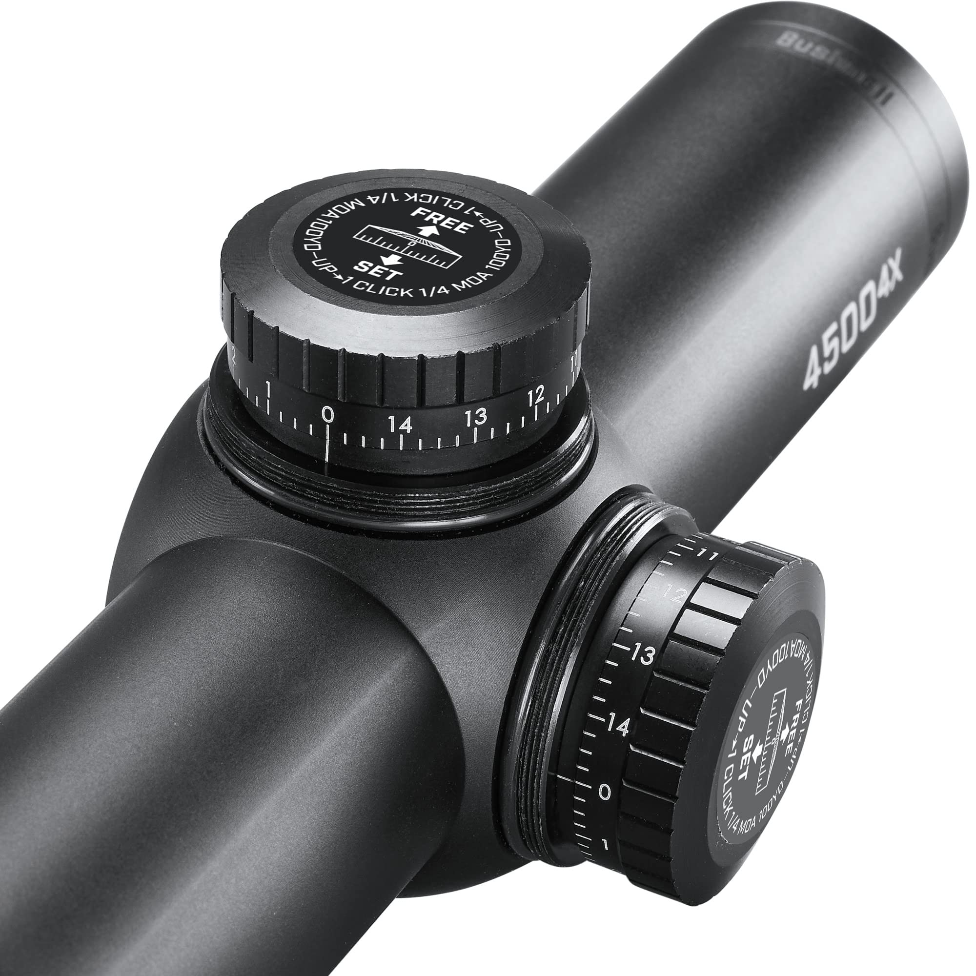 Bushnell Elite 4500 1-4x24 Riflescope - Waterproof, Hunting Riflescope with Extended Eye Relief, Multi-X Reticle, & EXO Barrier