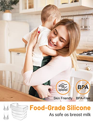 Mumgaroo Hands Free Breast Pump Accessories, Silicone Diaphragm * 1 and Duckbill Valve * 2 for Mumgaroo Wearable Breast Pump, Also Compatible with Momcozy M1, MomMed S18/S21, MISSAA S18/S21
