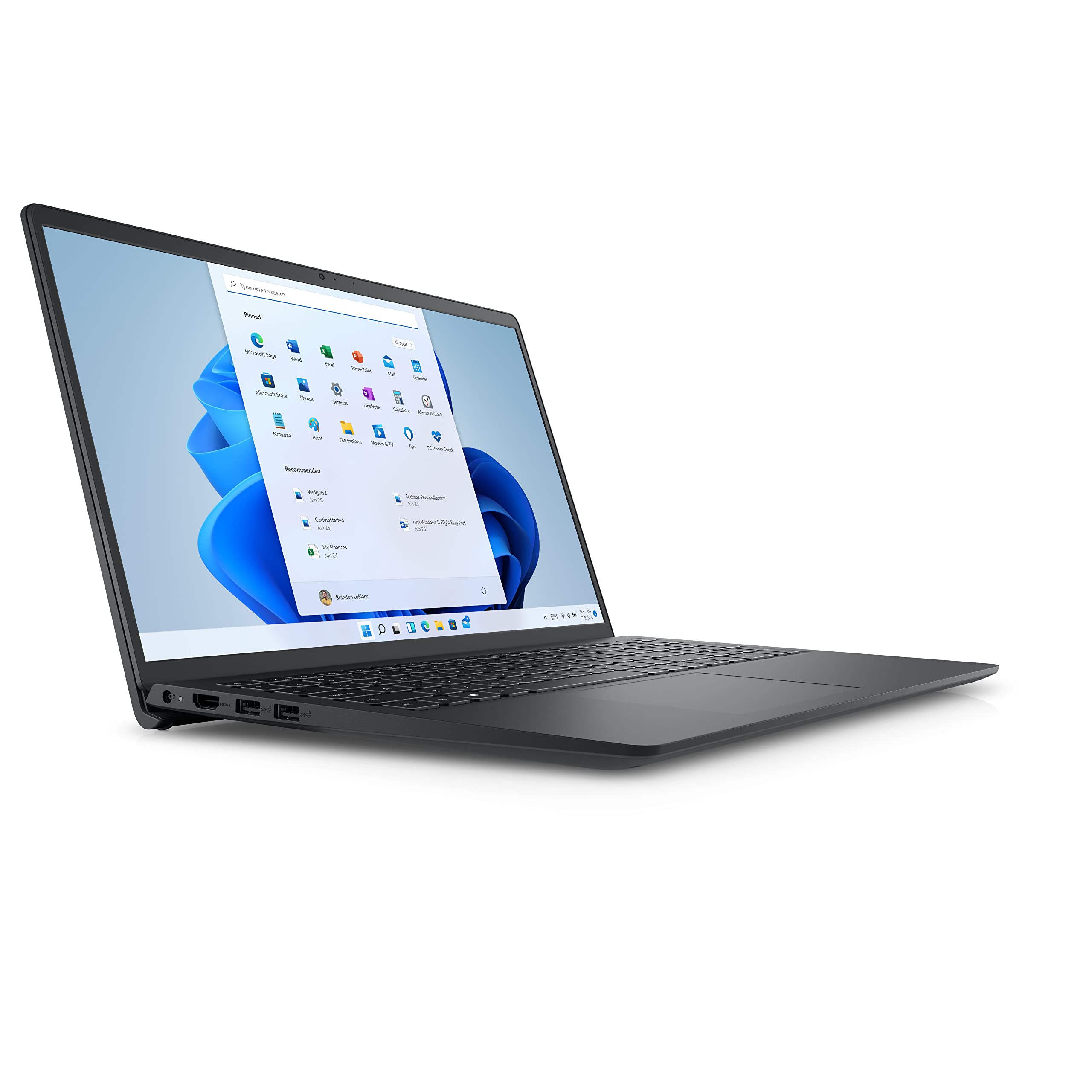 Dell Newest Inspiron 3510 Laptop, 15.6" HD Display, Intel Celeron N4020 Processor, Webcam, WiFi, HDMI, Bluetooth, Black (16GB RAM | 256GB PCIe SSD + 1TB HDD)