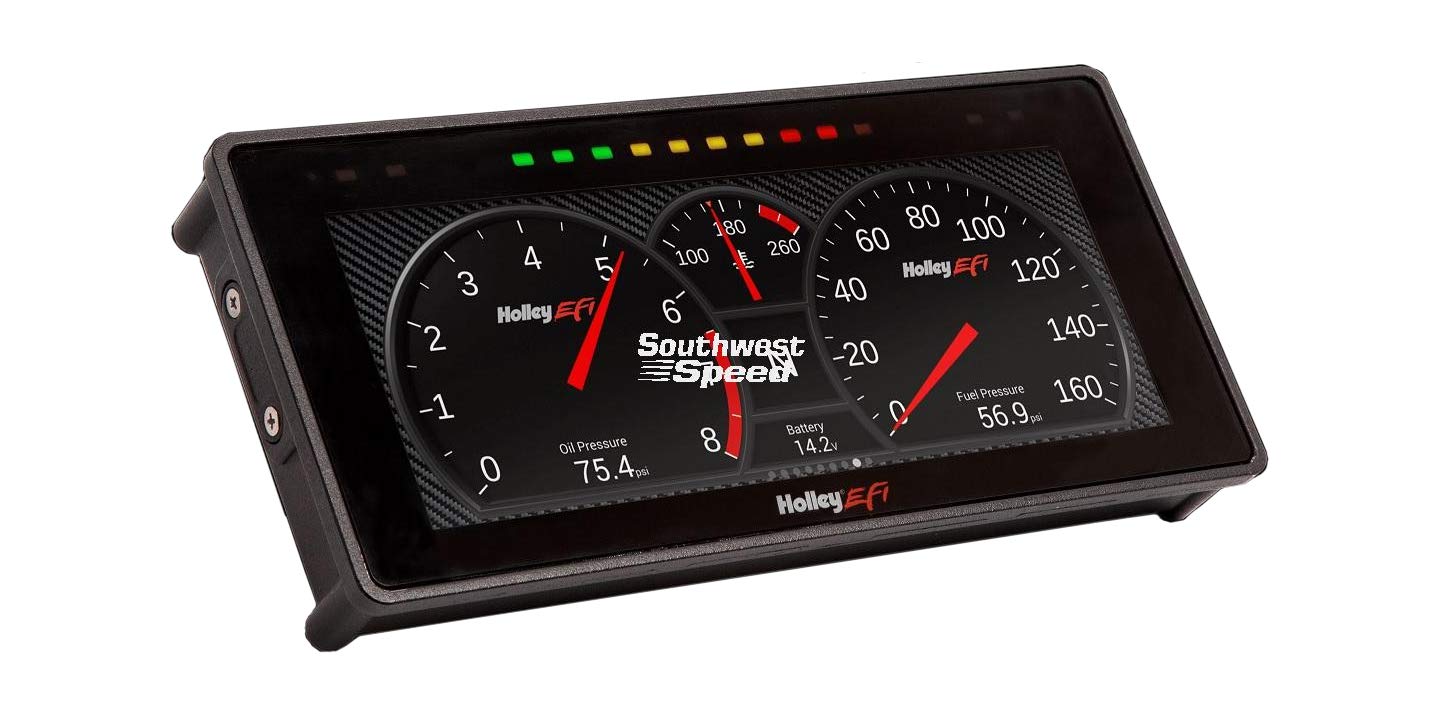NEW HOLLEY EFI 6.86" PRO TOUCHSCREEN DIGITAL DASH,1.25" DEPTH,3.4375" HEIGHT,7.5625" WIDTH,COMPATIBLE WITH HOLLEY DOMINATOR,HP,TERMINATOR X & SNIPER EFI SYSTEMS