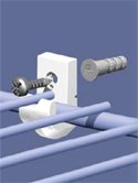 Closet Maid Concrete Stud Wall Clips 12 Pack