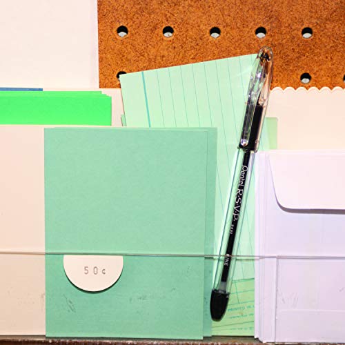 Pentel R.S.V.P. Ballpoint Pen, 0.7mm Fine Tip, Sky Blue Ink, Box of 12 (BK90-S)