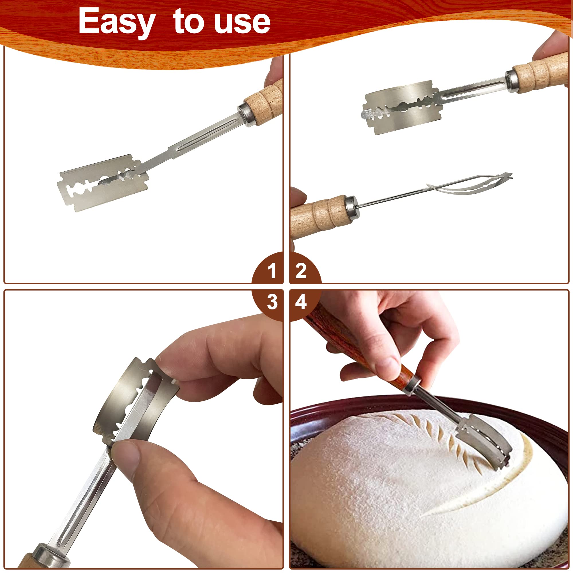 crayBG Bread Lame Blades, Bread Lame Blades Refill, Bread Scoring Blade Refill