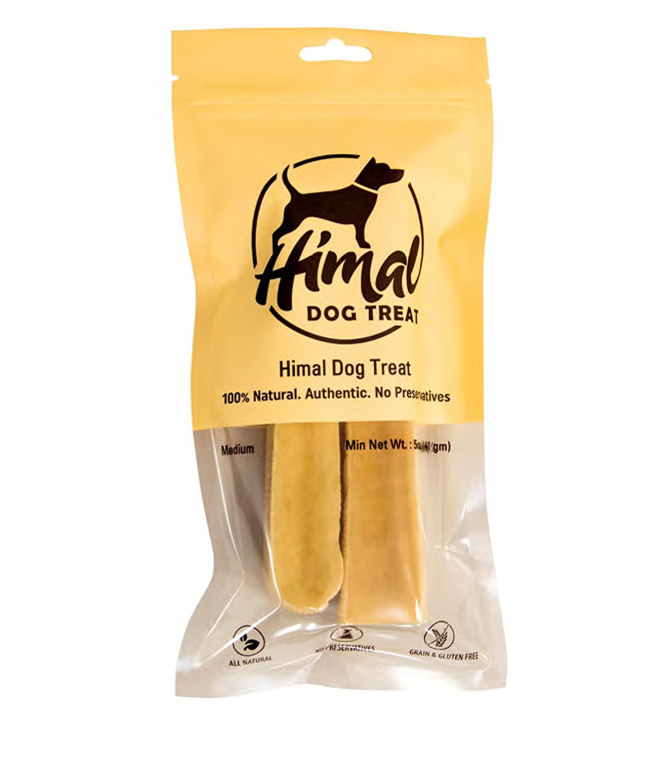 HIMAL 2 Value Pack 100% Natural Medium Dog Treat (4 Piece)