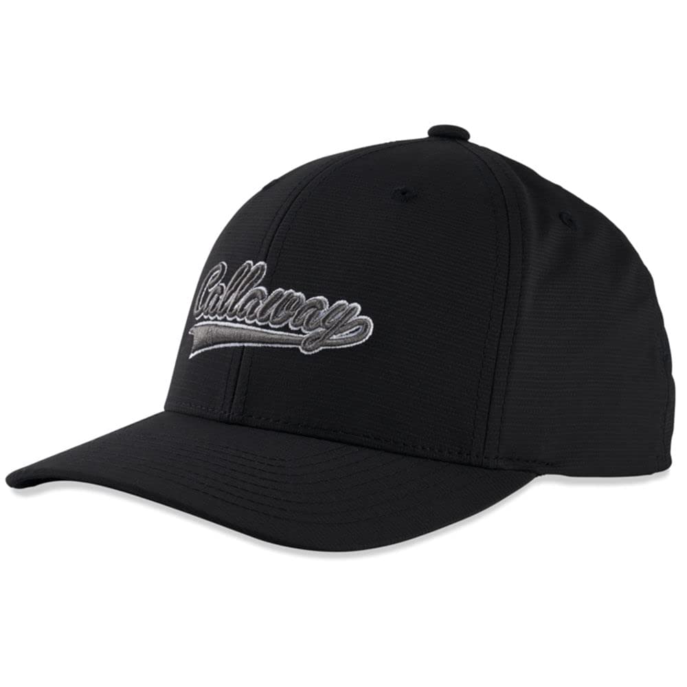 Callaway Golf Tour Cap Tempo Collection Headwear (Black/Charcoal)