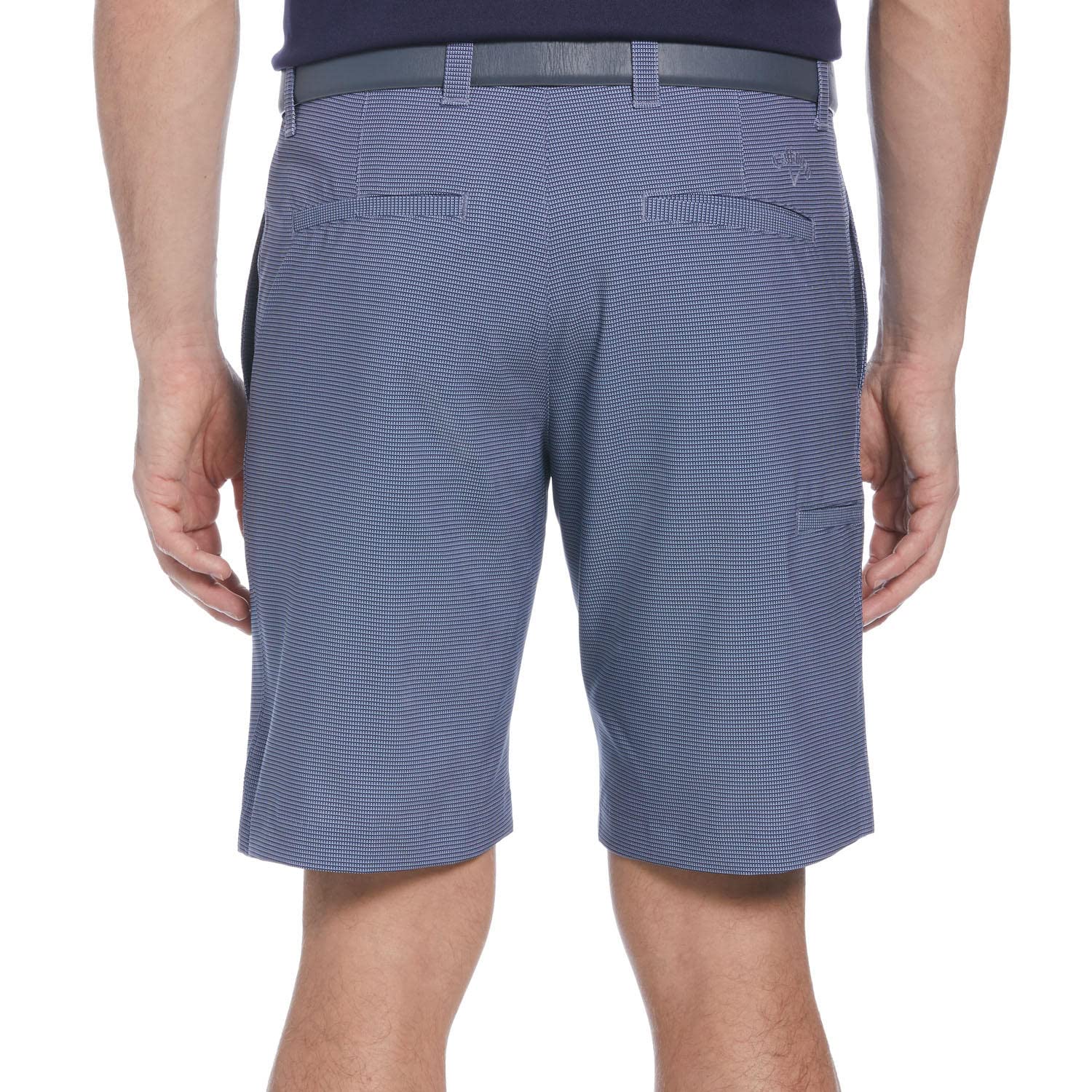 Callaway Men's Active Waistband Short with Media Pocket | Opti-DRI | Flat Front | 9" Classic Fit - Blue Horizon, 32W