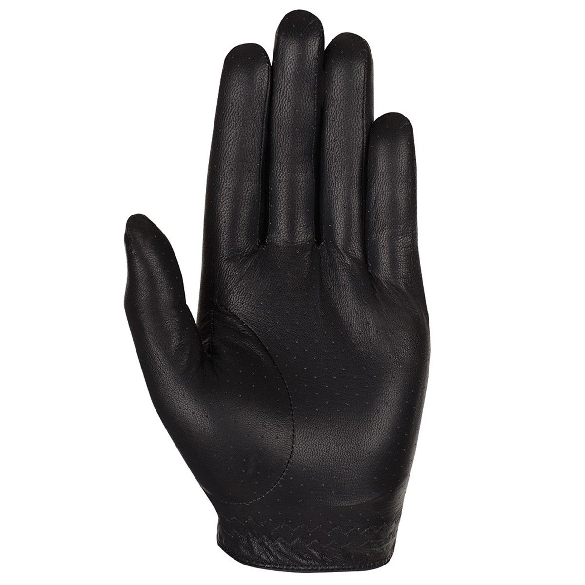 Callaway Golf Men's OptiColor Leather Glove, Black, Medium, Worn on Left Hand