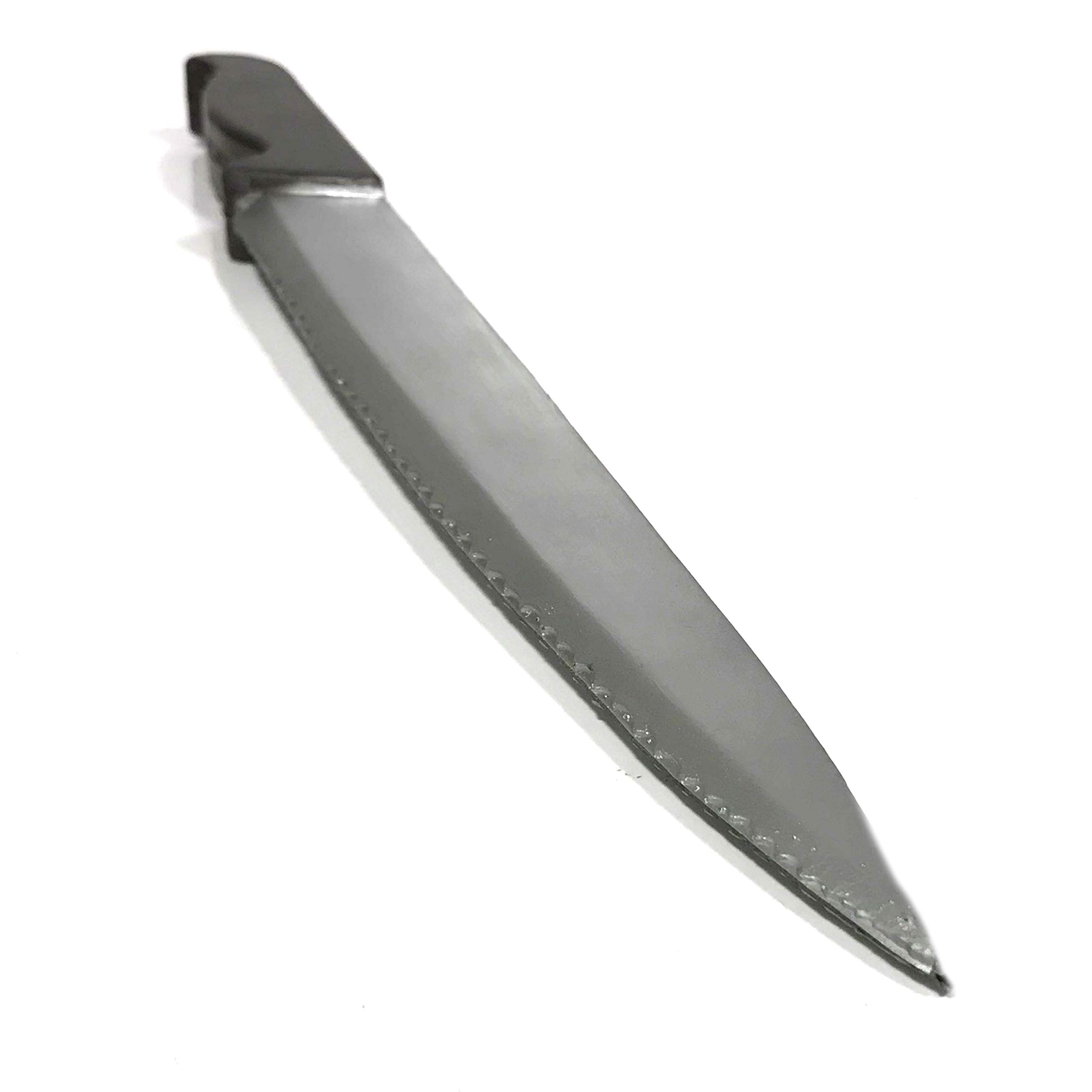 Hero's Edge Fake Knife Foam Rubber Large Serrated Style Safe Prop or Halloween Accessory