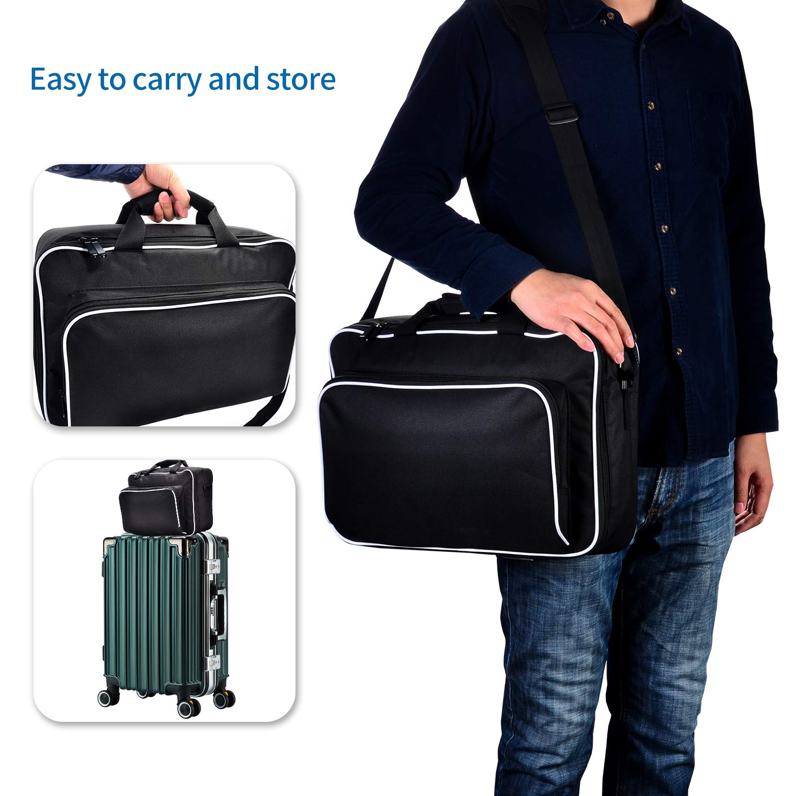 Carrying Case for PS5 - Can hold Playstation 5 host ,Controller, Games, Accessories Shidewu