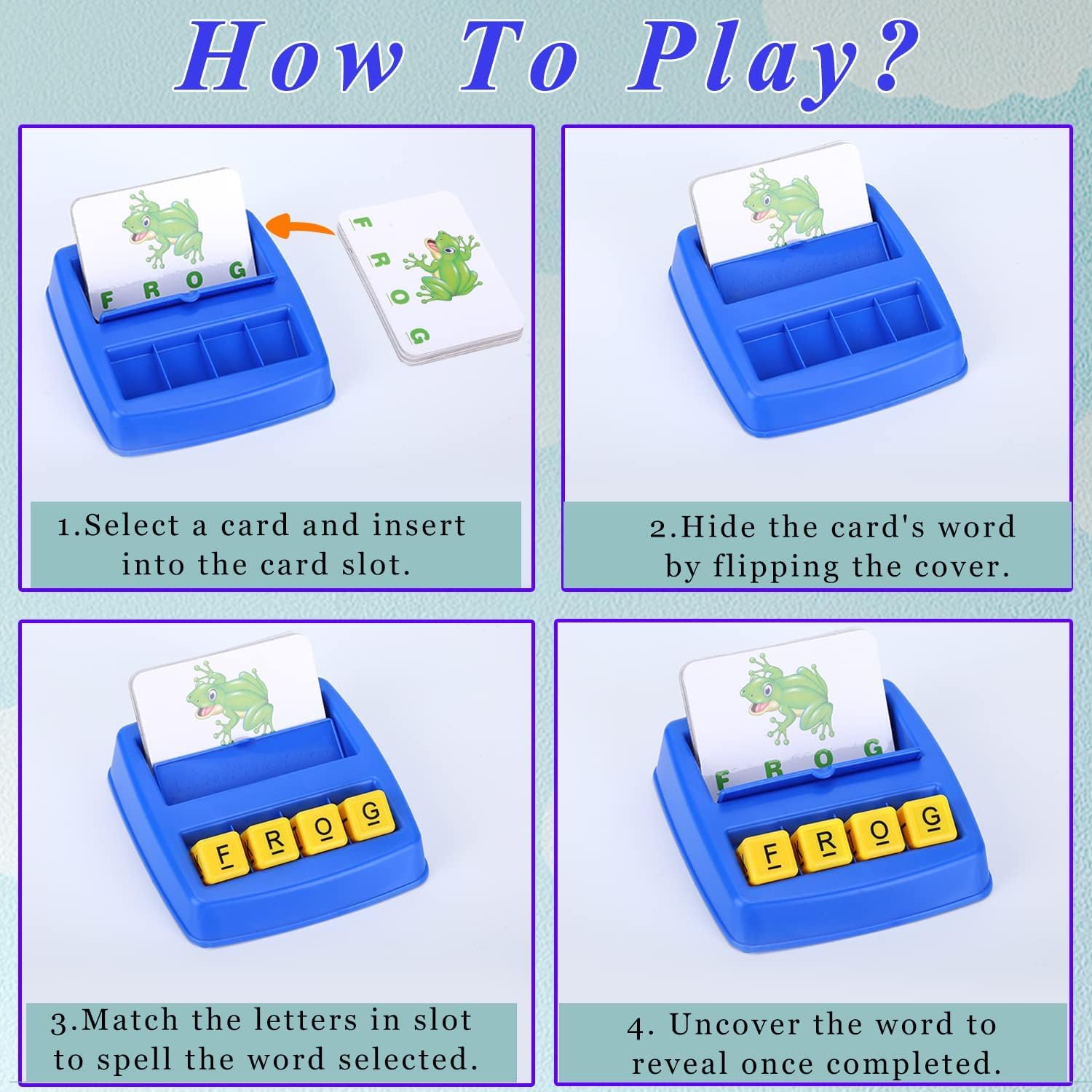 Learning Toys for 3 4 5 6 Year Old Boy Gifts,Educational Sight Words Flash Cards Kindergarten, Spelling Learning Games for Kids Ages 5-7,Matching Letter Math Memory Games