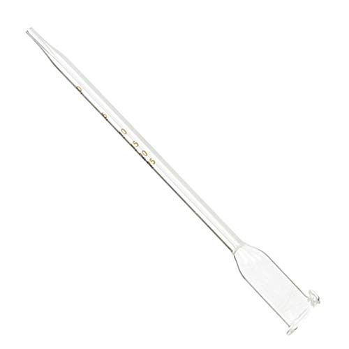 DLOULP Glass Tester Wine Meter 0-25 Degrees Glass Rod Measurement Tools Glass for Red Wine