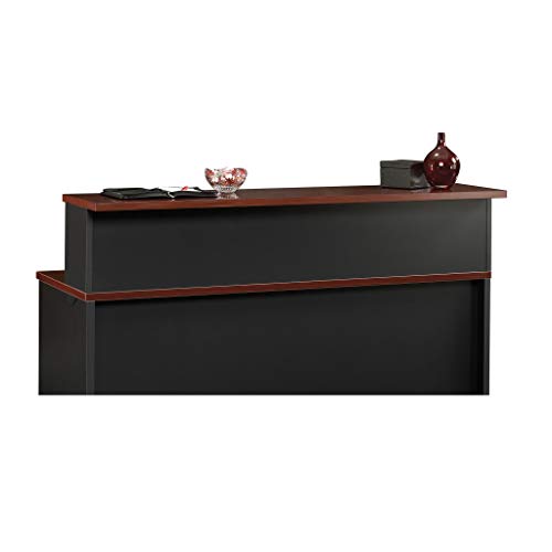 Sauder Via Hutch, L: 59.45" x W: 14.57" x H: 11.65", Classic Cherry Finish