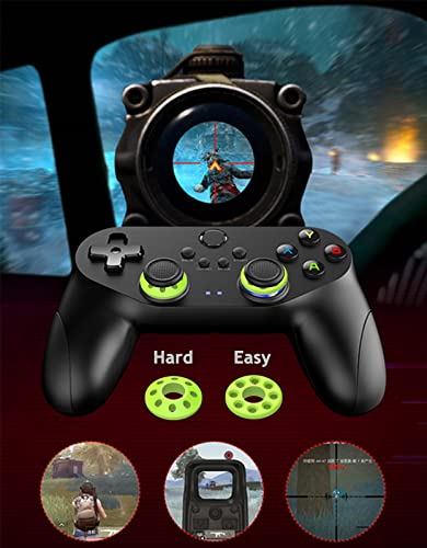 Murciful Silicone Soft Precision Rings Aim Assist Rings Motion Control Compatible with Playstation 5,Playstation 4,Xbox, Xbox one,Xbox Series X,Pc Gamepads,Power A(5 Black 5 White 5 red 5 Green)