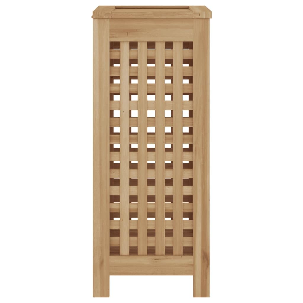 GOLINPEILO Wooden Wash Bin, Wooden Laundry Basket, Laundry Hamper Laundry Basket,Suitable for Dormitory and Home Storage of Clothes, 13.8"x9.8"x23.6" Solid Wood Teak