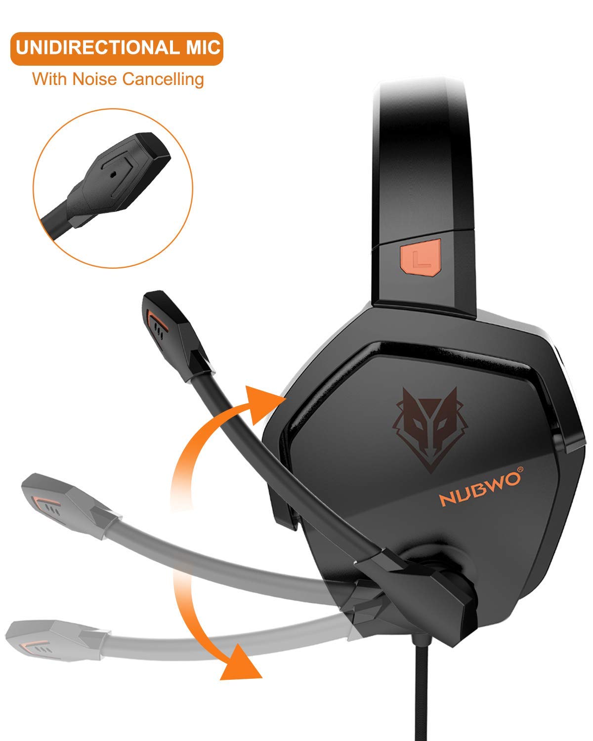XIBERIA Gaming Headset for Xbox One/PS4/PS5/PC/Mac,Controller,Noise Cancelling Over Ear Headphones with Mic, Bass Surround Soft Memory Earmuffs (Renewed)
