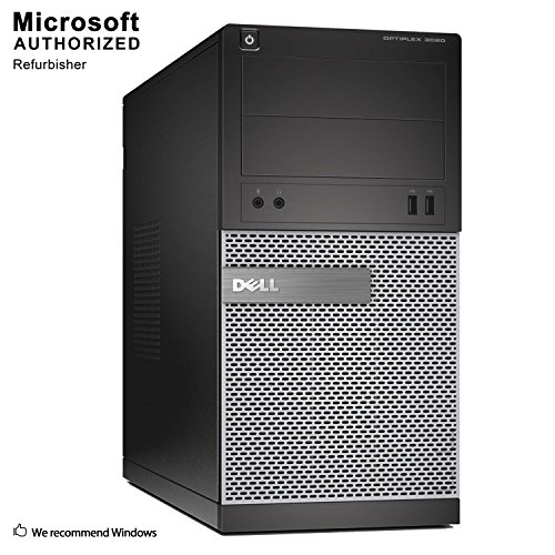 DELL OPTIPLEX 3010 Mini Tower Computer PC Intel Core i5 3470 up to 3.6G, 8G, 240G SSD, DVD, VGA,HDMI, Win 10 64 bit-Multi-Language Support English/Spanish/French(CI5)(Renewed)