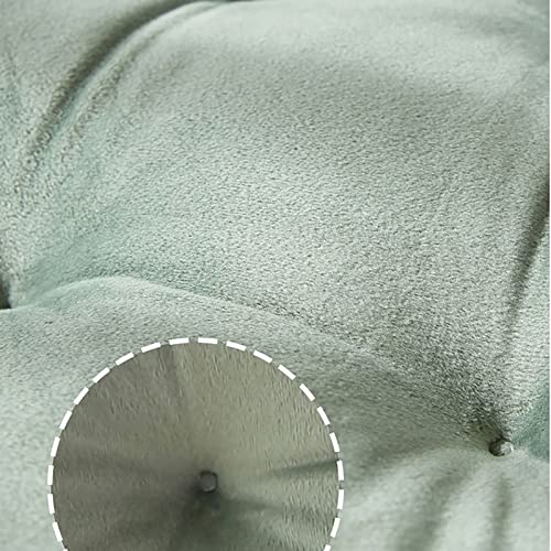 Scceatti Seat Cushions with Ties 2 in 1 Thick Outdoor Cushions for Chairs Square Seat Cushion Lumbar Cushion Backrest Integrated Office Seat Cushion for Office Dining Home Kitchen Garden Patio