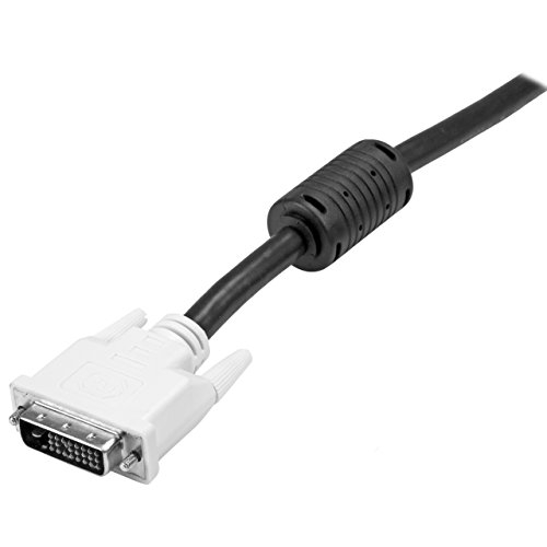 StarTech.com Dual Link DVI Cable - 10 ft - Male to Male - 2560x1600 - DVI-D Cable - Computer Monitor Cable - DVI Cord - Video Cable (DVIDDMM10)