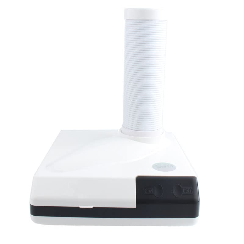 Dental/Nail Art Vacuum Cleaner with 360° Retractable Swivel Suction Tube with LED Lighting Dental/Nail Art Tool/Desktop Dusting Tool