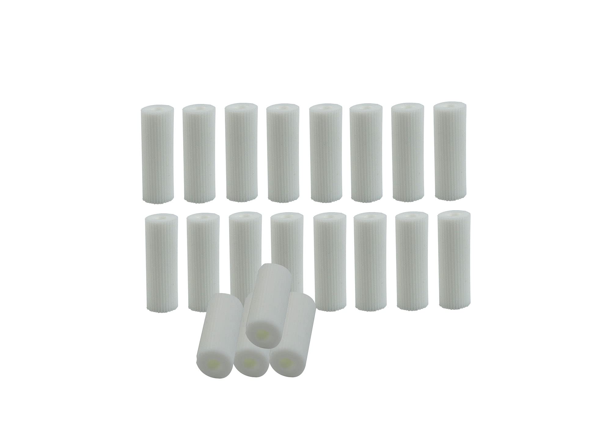 Dentosmile Chewies Seater for Invisalign Aligner Chompers Trays in White Colour with Carry Case (Unscented) (Pack of 20)